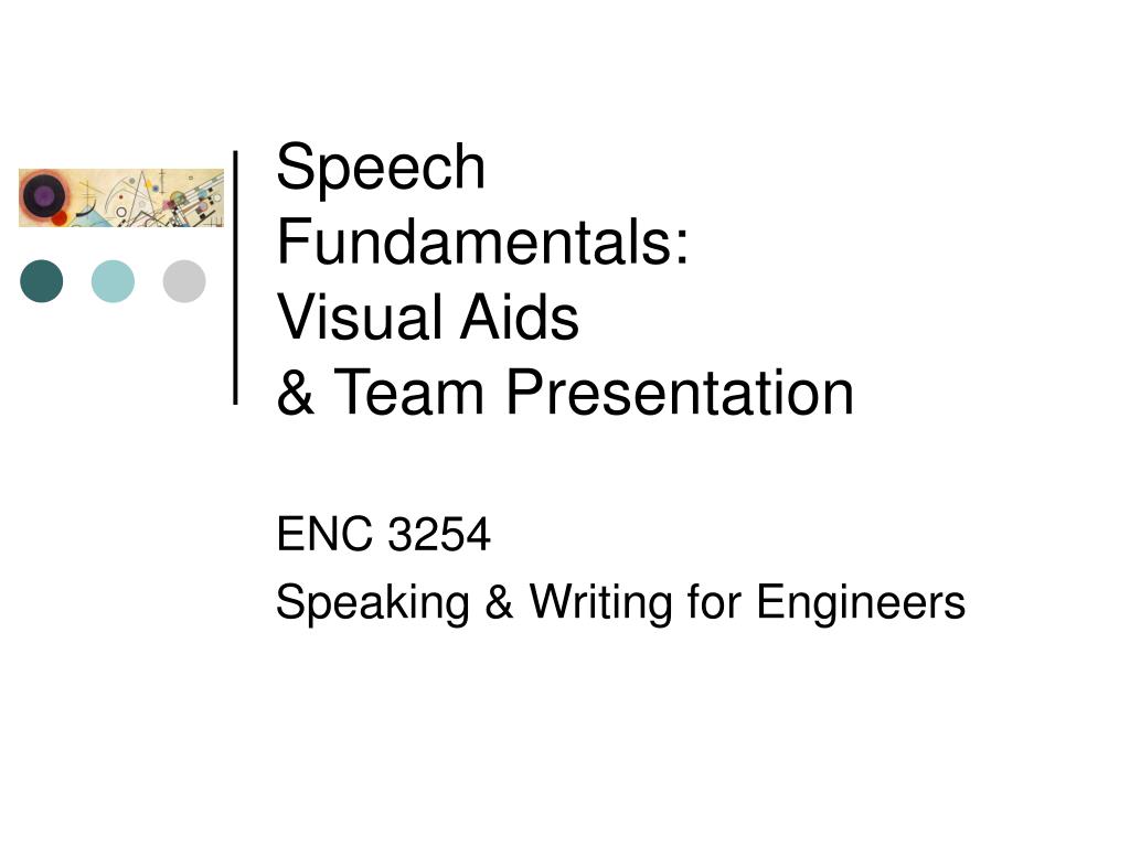 PPT - Speech Fundamentals: Visual Aids & Team Presentation PowerPoint ...