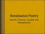 PPT - RENAISSANCE POETRY PowerPoint Presentation, free download - ID ...