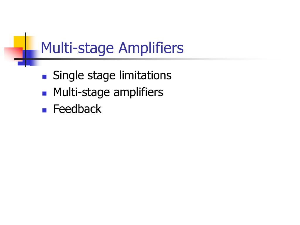 PPT - Multi-stage Amplifiers PowerPoint Presentation, free download ...