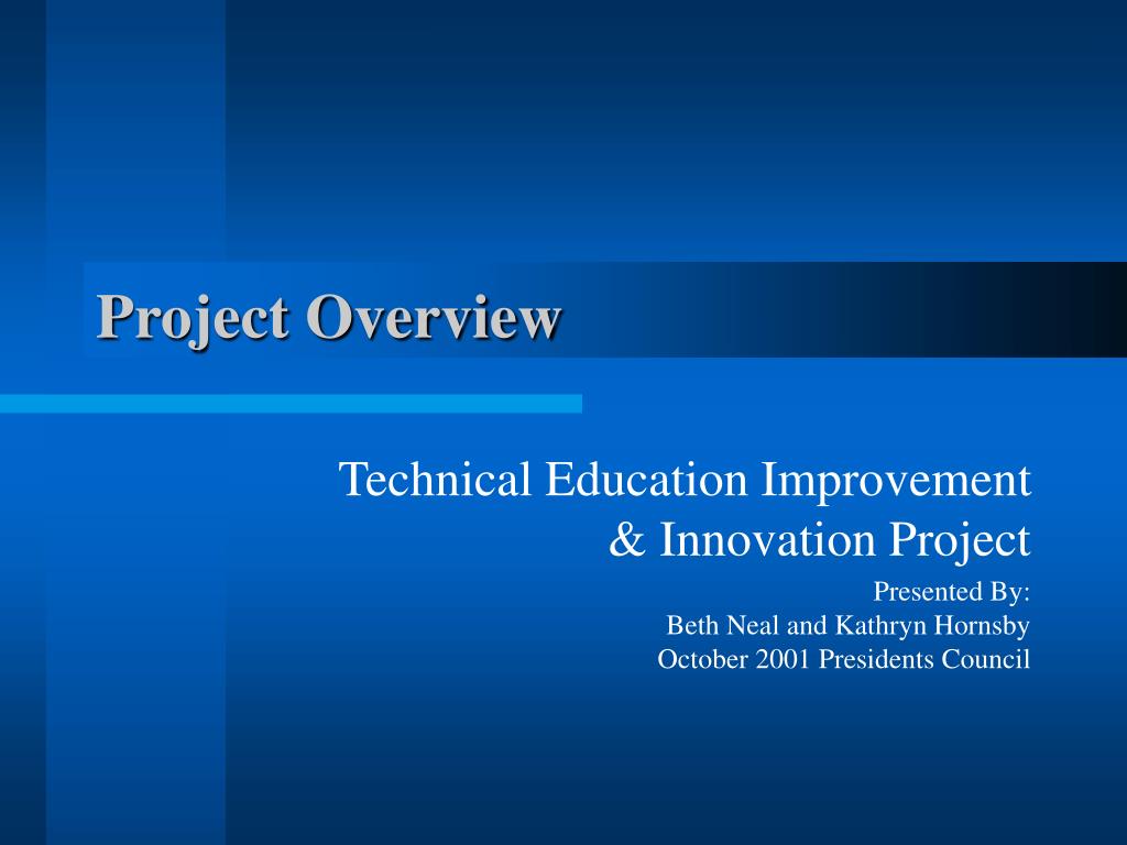 PPT - Project Overview PowerPoint Presentation, free download - ID:74531