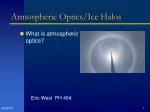 PPT - Chapter 15: Light, Color and Atmospheric Optics PowerPoint Presentation - ID:1050375