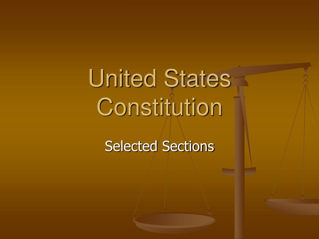PPT - United States Constitution PowerPoint Presentation, free download ...