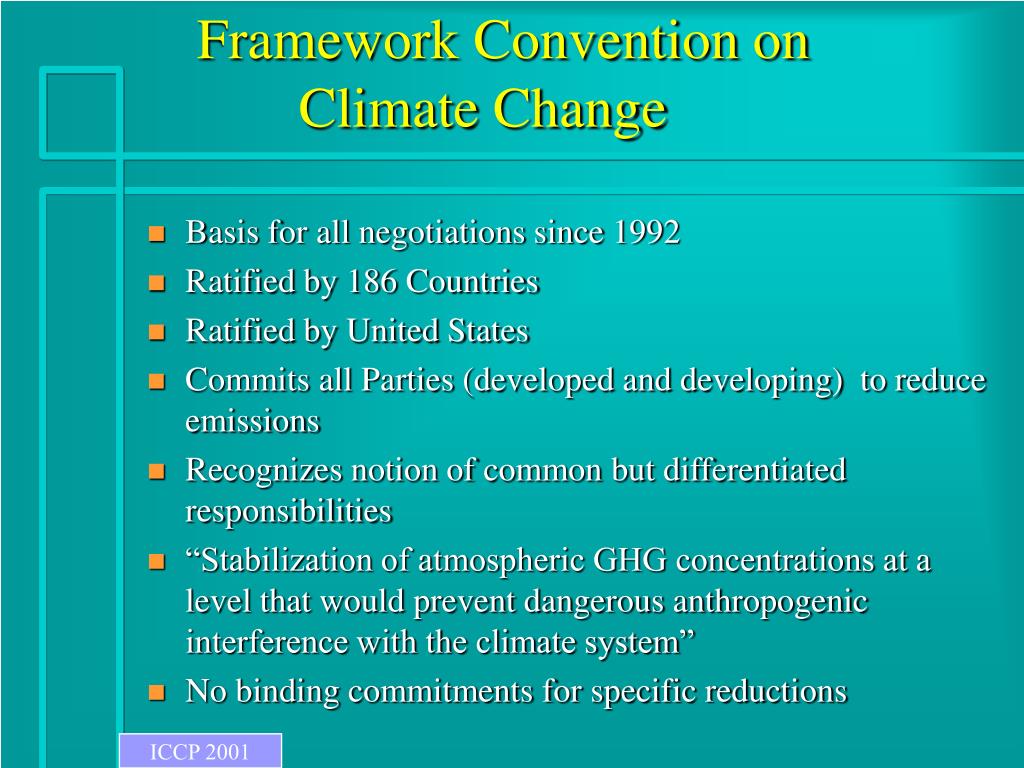 PPT - Framework Convention on Climate Change PowerPoint Presentation ...