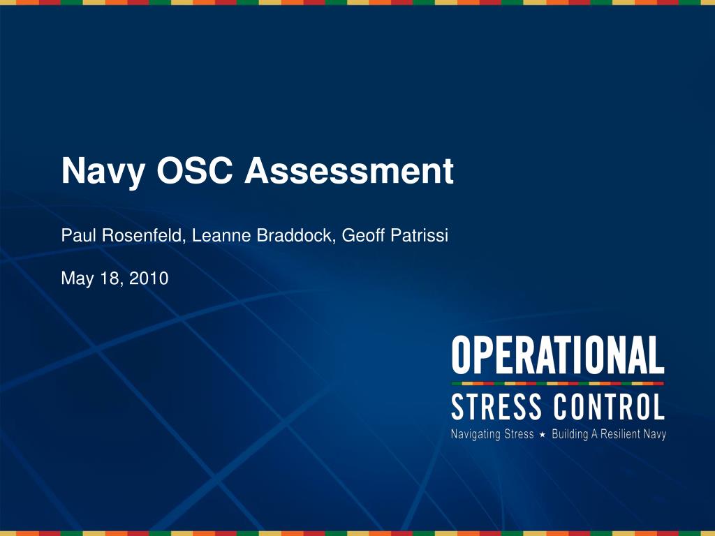 PPT - Navy OSC Assessment PowerPoint Presentation, free download - ID ...