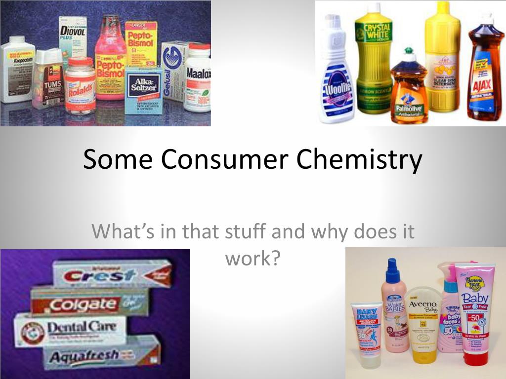 PPT - Some Consumer Chemistry PowerPoint Presentation, free download ...