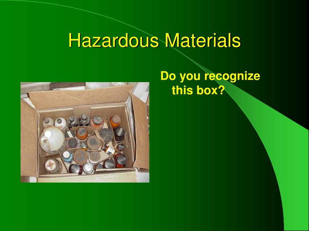 PPT - Hazardous Materials PowerPoint Presentation, free download - ID ...