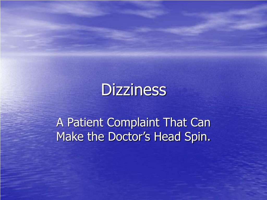 PPT - Dizziness PowerPoint Presentation, free download - ID:749037