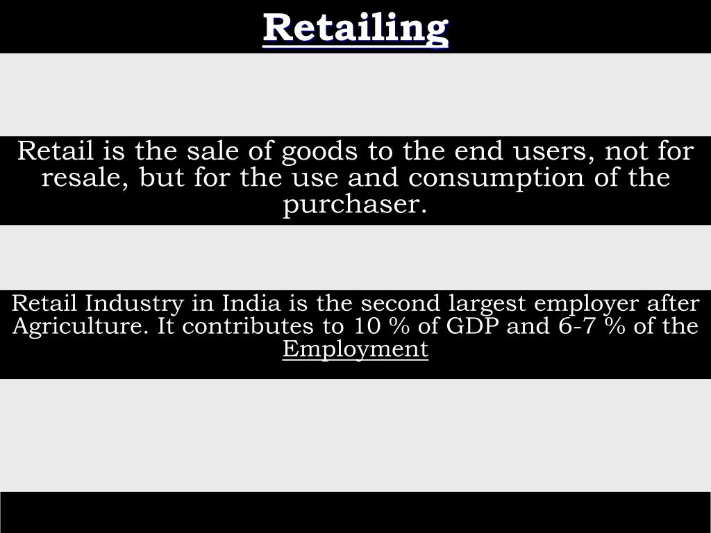 PPT - Retailing PowerPoint Presentation, free download - ID:750487
