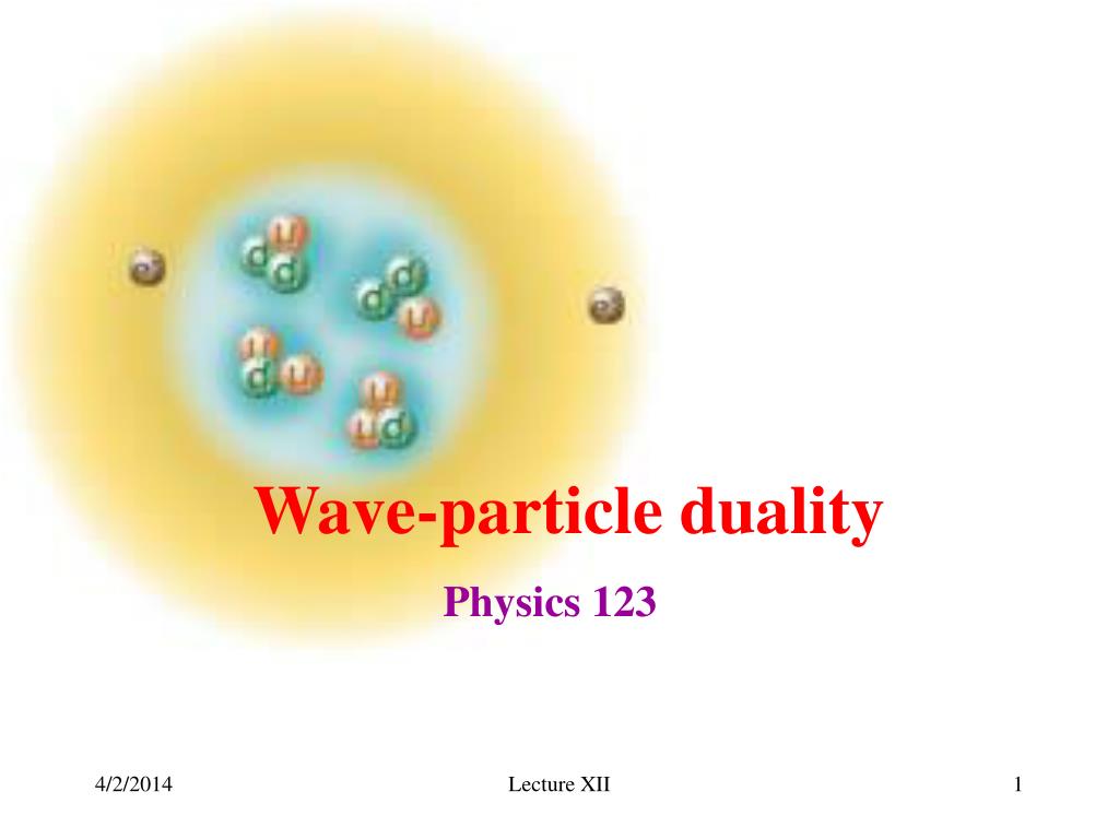 PPT - Wave-particle duality PowerPoint Presentation, free download - ID:750554