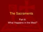 PPT - Introduction to the Sacraments PowerPoint Presentation, free ...