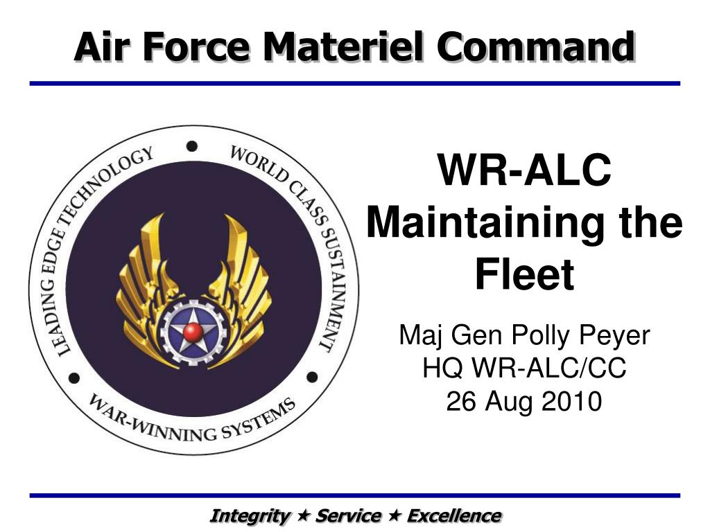 PPT - WR-ALC Maintaining the Fleet PowerPoint Presentation, free ...