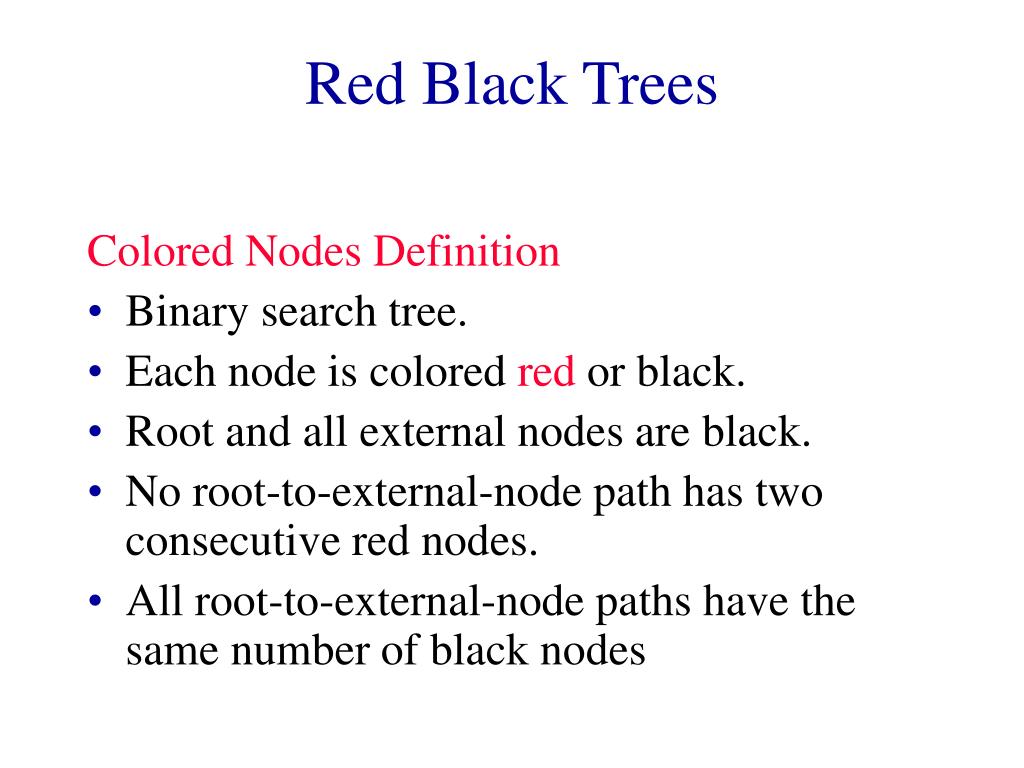 PPT - Red Black Trees PowerPoint Presentation, free download - ID:751523