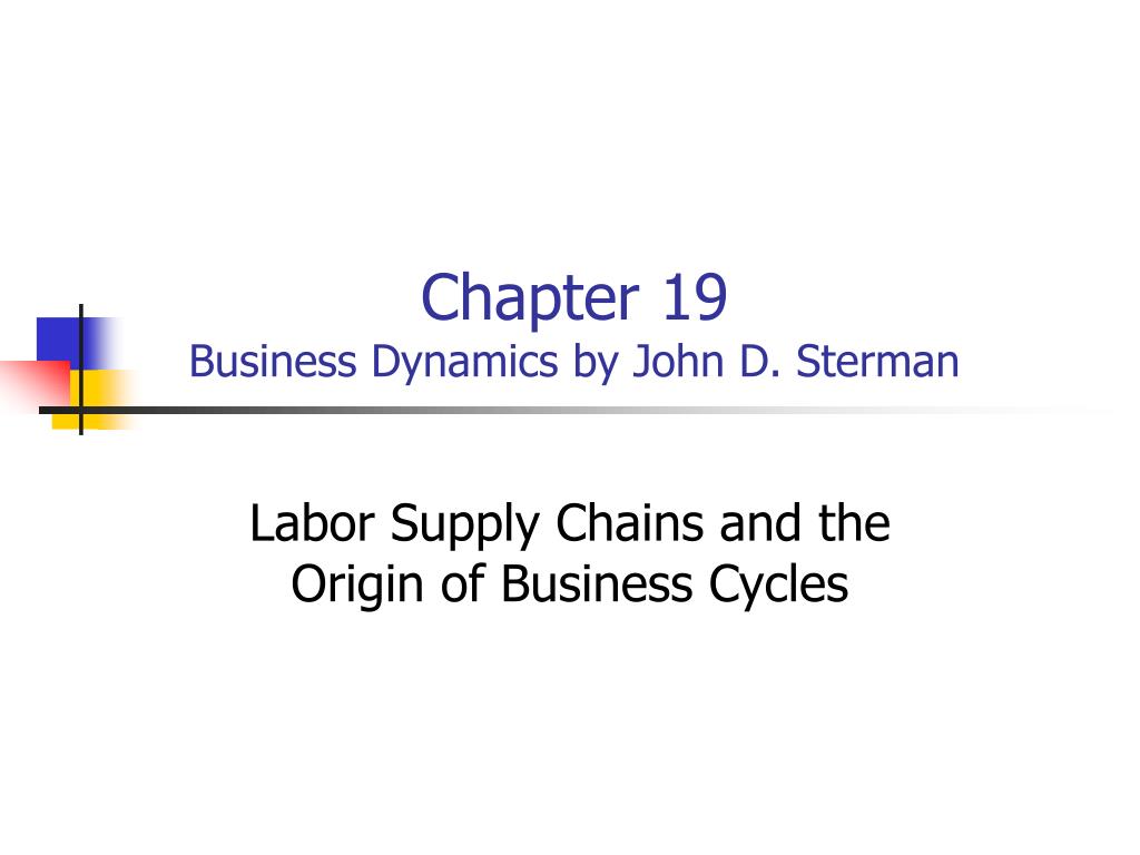 PPT - Chapter 19 Business Dynamics by John D. Sterman PowerPoint ...