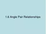 PPT - Angle Pair Relationships PowerPoint Presentation, free download ...