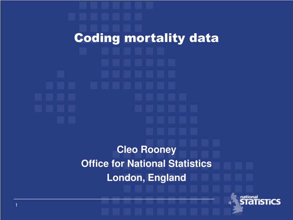 PPT - Coding mortality data PowerPoint Presentation, free download - ID ...
