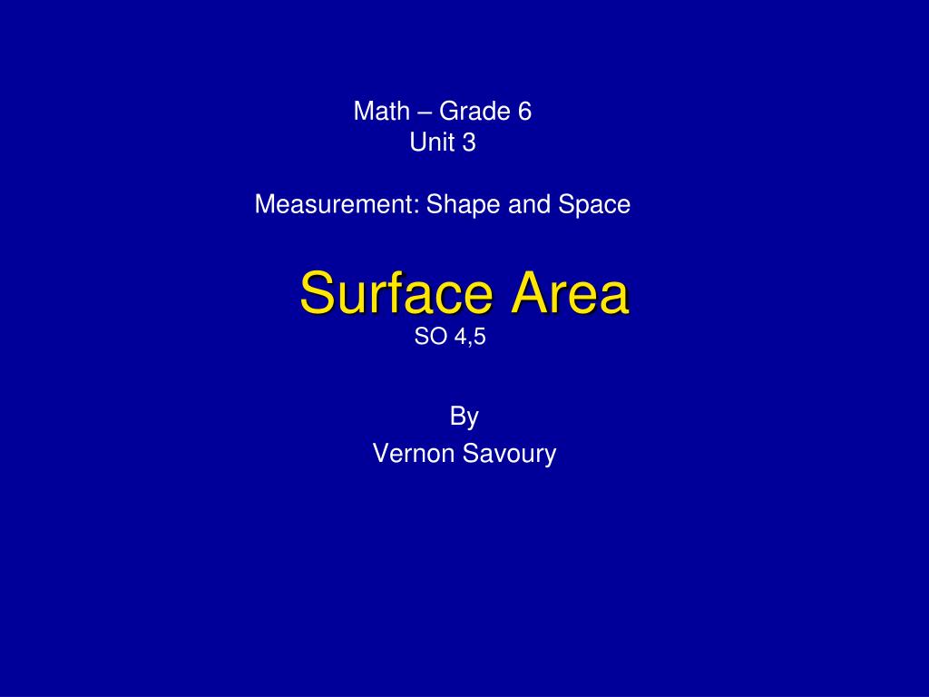 PPT - Surface Area PowerPoint Presentation, free download - ID:756339