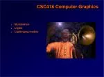 PPT - Computer Graphics 16: Illumination PowerPoint Presentation, free ...
