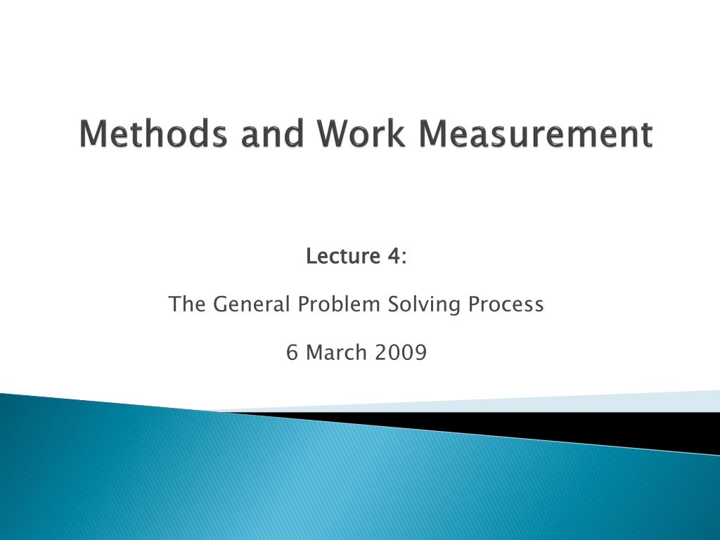 PPT - Methods and Work Measurement PowerPoint Presentation, free ...