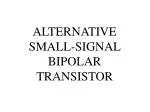 PPT - Small Signal Model MOS Field-Effect Transistors (MOSFETs ...