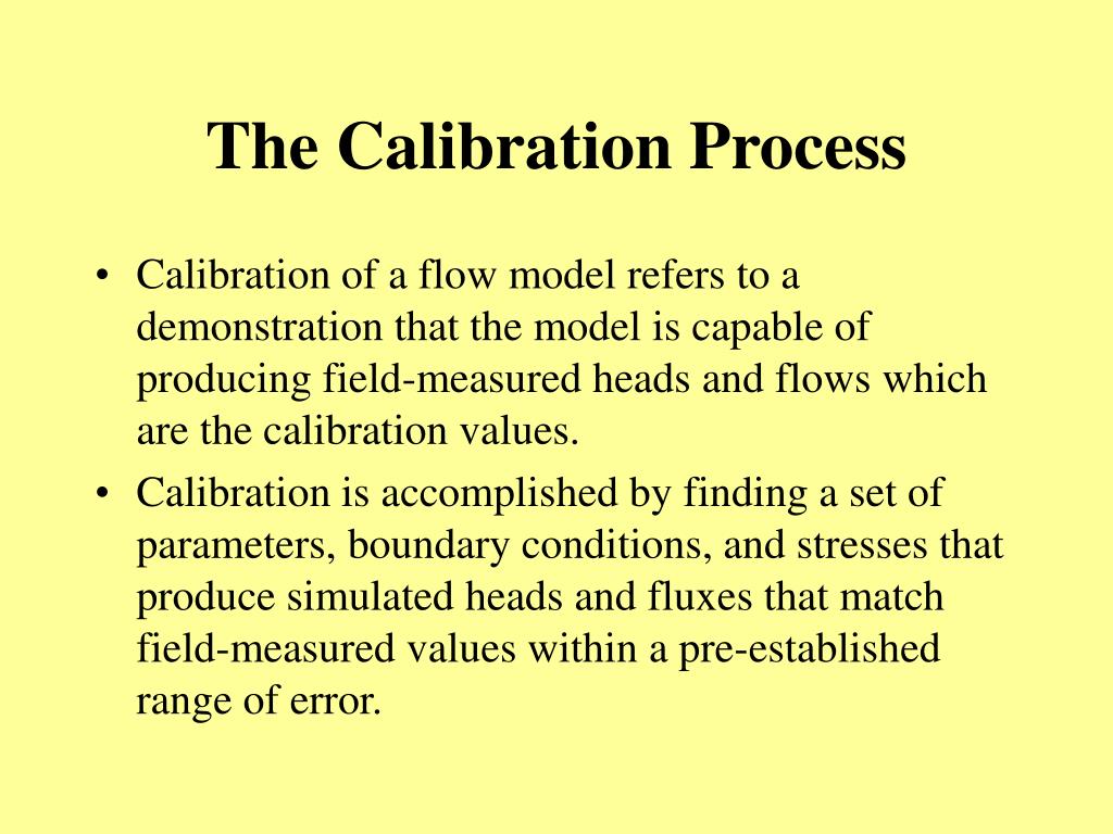 PPT - The Calibration Process PowerPoint Presentation, free download ...