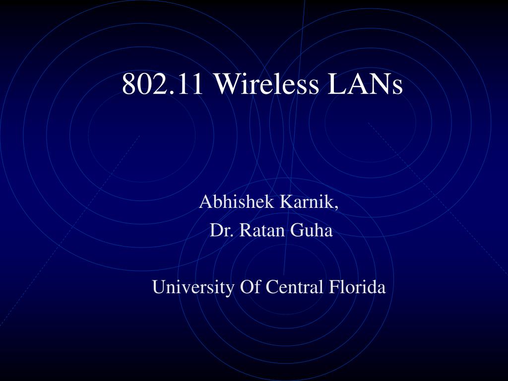 PPT - 802.11 Wireless LANs PowerPoint Presentation, free download - ID ...