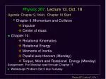 PPT - Physics 207, Lecture 14, Oct. 23 PowerPoint Presentation, free ...