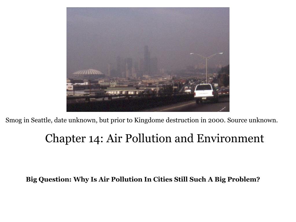 PPT - Chapter 14: Air Pollution and Environment PowerPoint Presentation ...