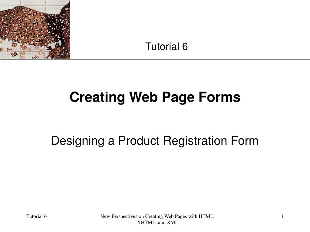 PPT - Creating Web Page Forms PowerPoint Presentation, free download ...