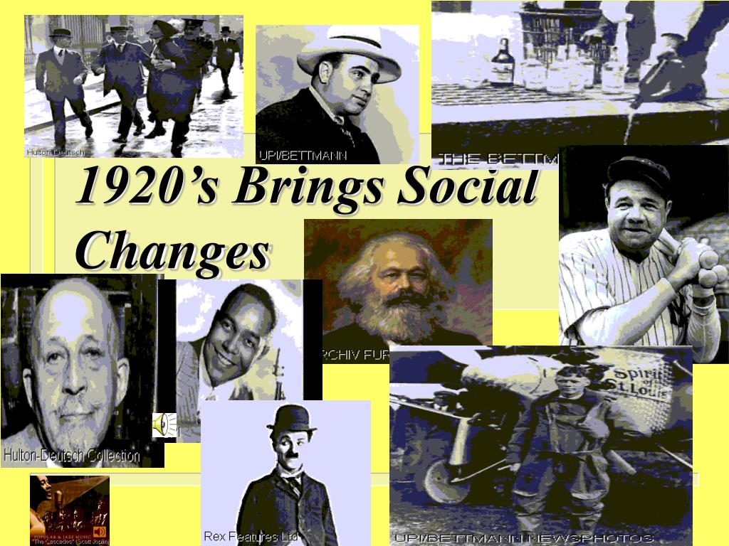 PPT - 1920’s Brings Social Changes PowerPoint Presentation, free ...