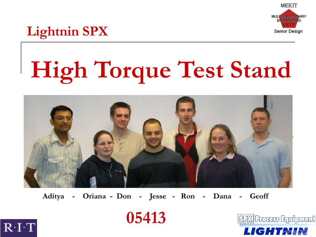 PPT - High Torque Test Stand PowerPoint Presentation, free download ...