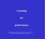PPT - Peak Performance Coaching PowerPoint Presentation, free download ...