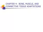 PPT - Chapter 4 Tissue Biomechanics and Adaptation PowerPoint ...
