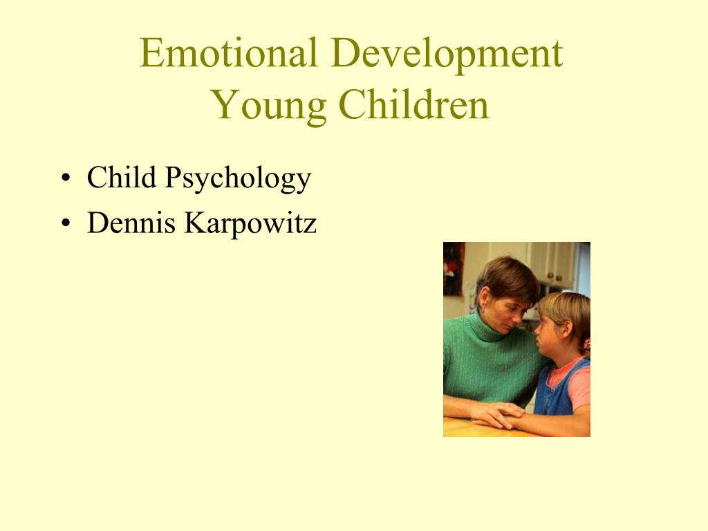 PPT - Emotional Development Young Children PowerPoint Presentation ...
