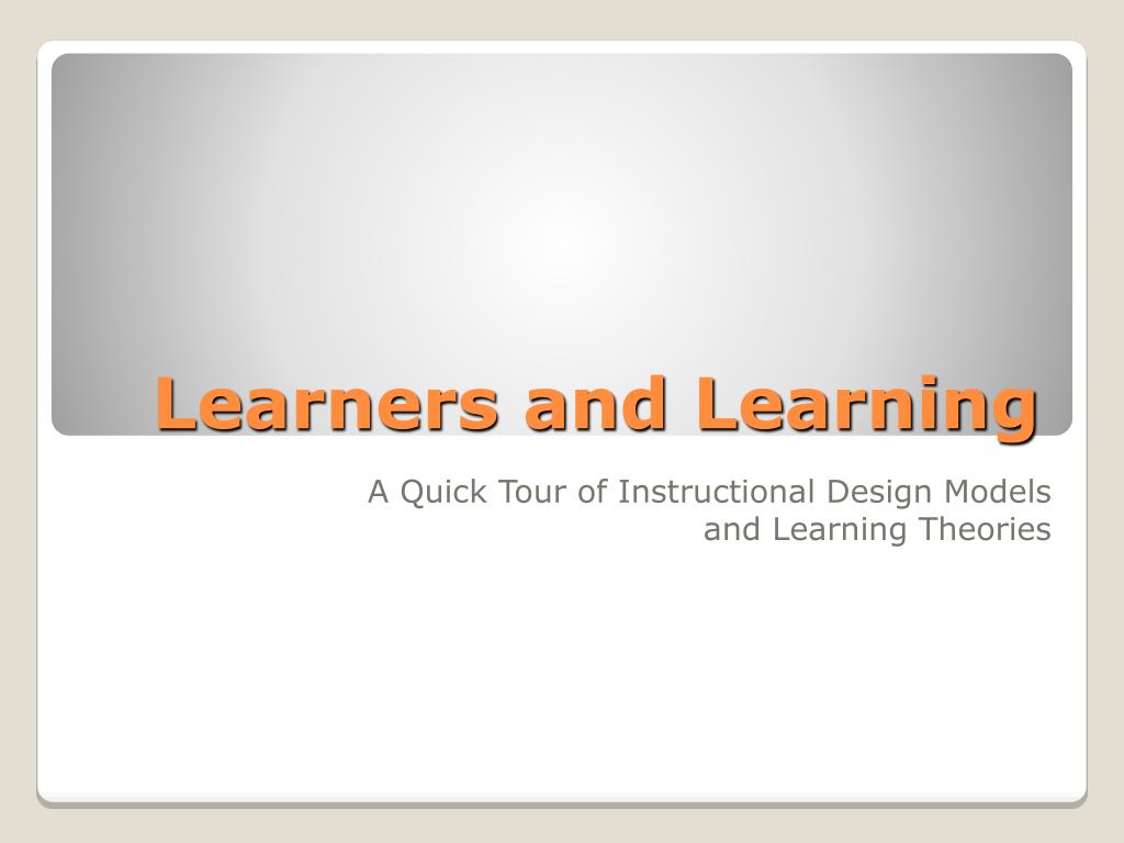 PPT - Learners and Learning PowerPoint Presentation, free download - ID ...