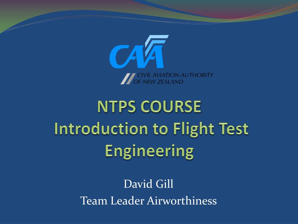 PPT - NTPS COURSE Introduction to Flight Test Engineering PowerPoint ...