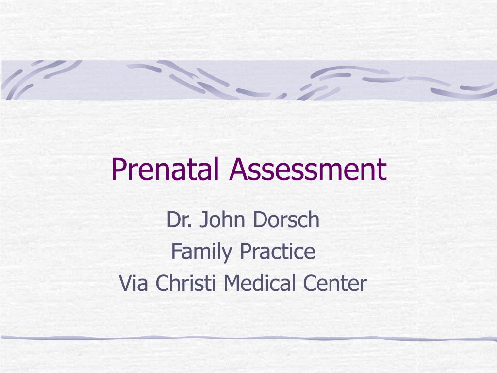 PPT - Prenatal Assessment PowerPoint Presentation, free download - ID ...