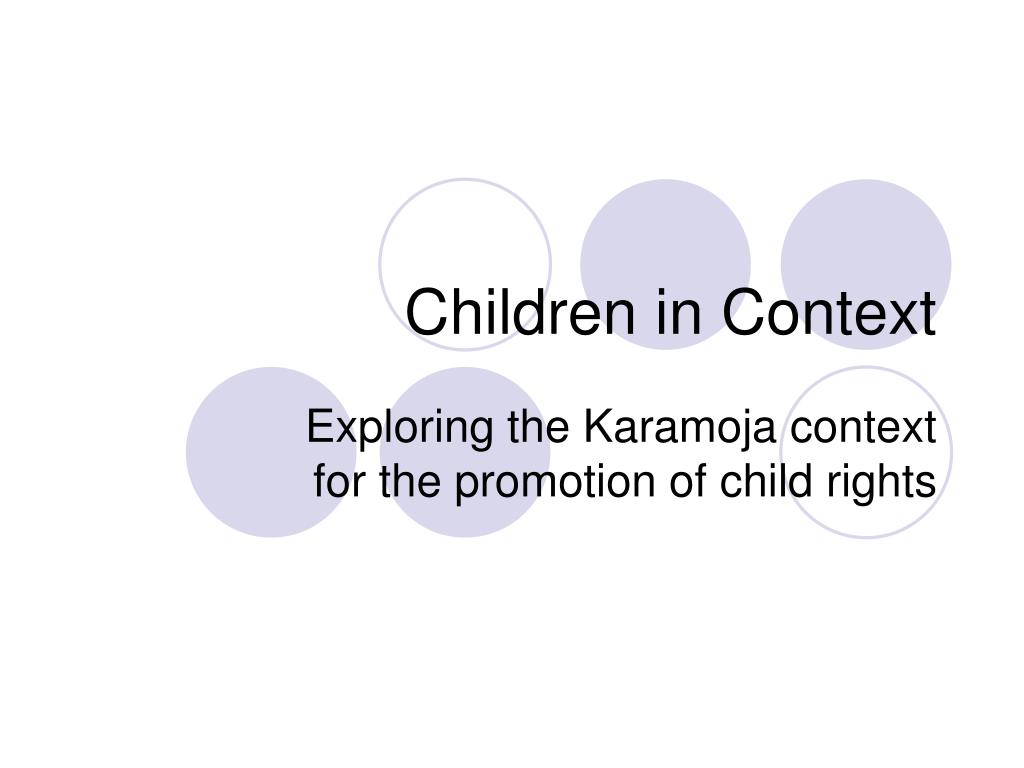 PPT - Children in Context PowerPoint Presentation, free download - ID ...