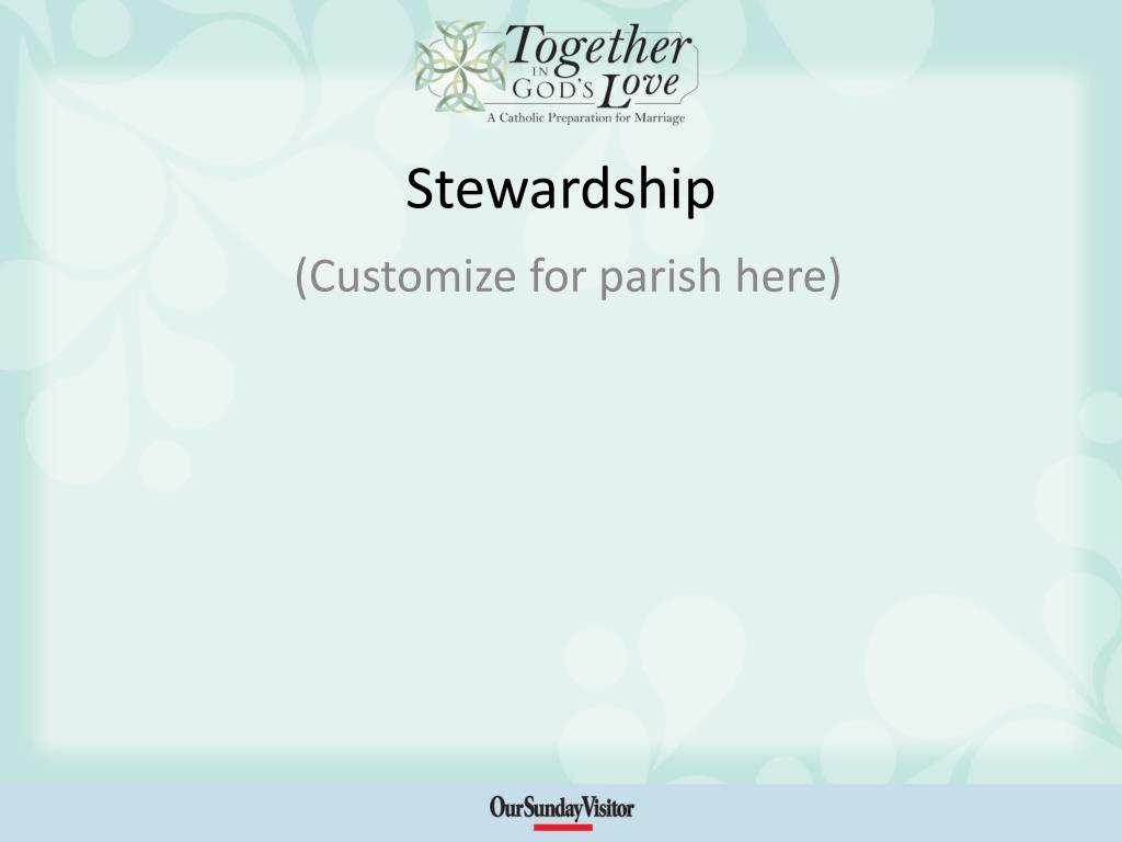 PPT - Stewardship PowerPoint Presentation, free download - ID:774063