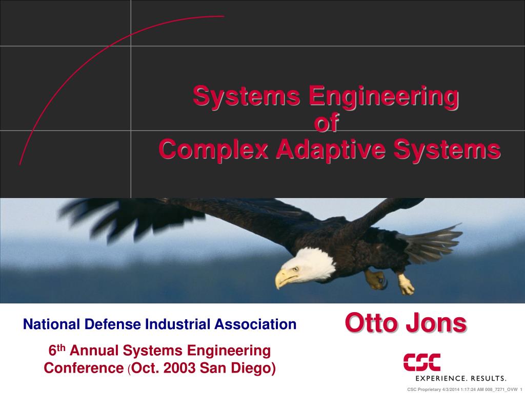 PPT - Systems Engineering of Complex Adaptive Systems PowerPoint ...