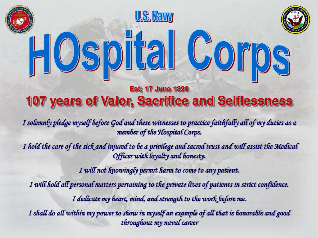 PPT - HOspital Corps PowerPoint Presentation, free download - ID:775696