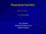 PPT - Total Parenteral Nutrition (TPN) PowerPoint Presentation, free ...