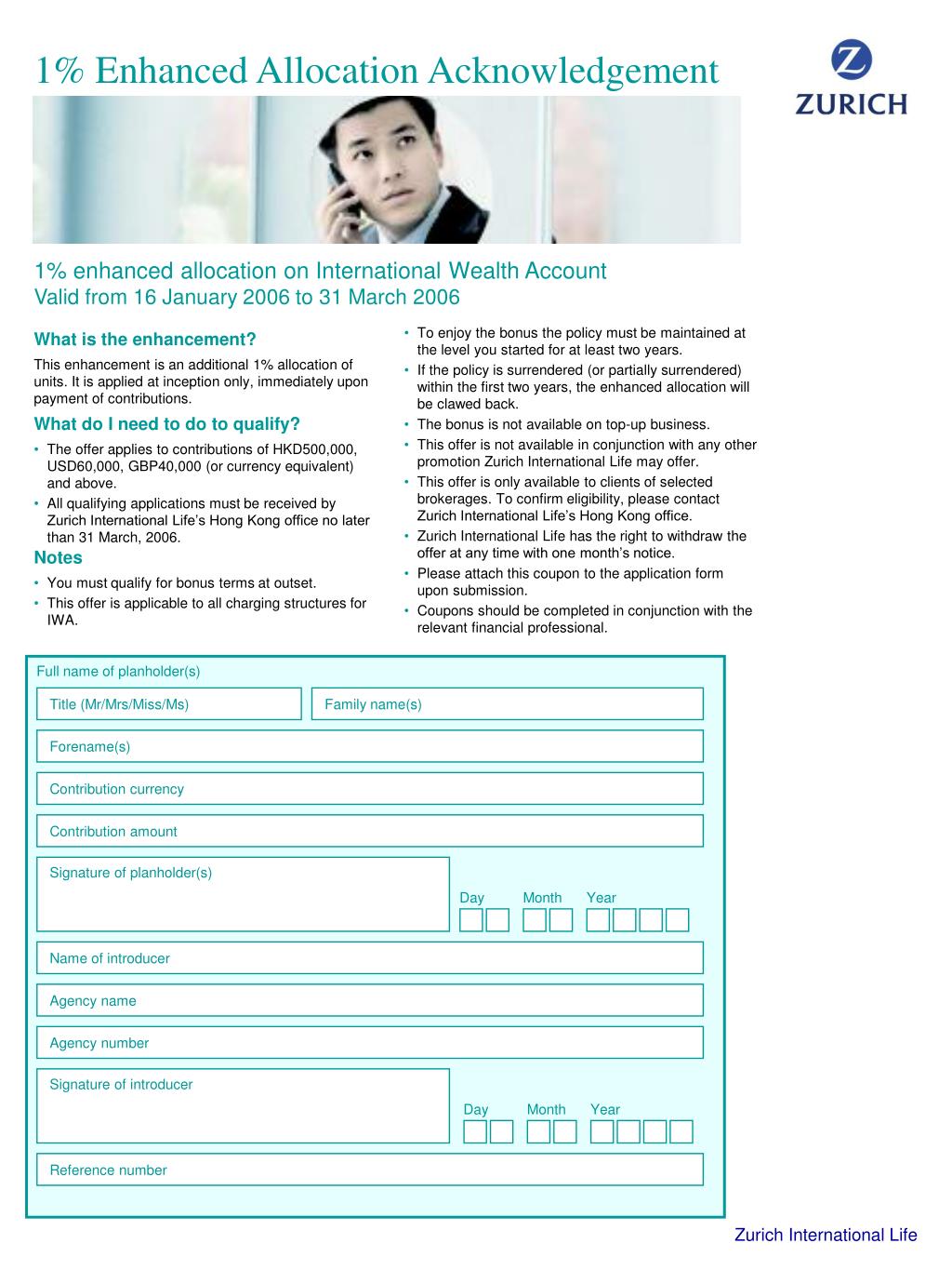 PPT - 1% Enhanced Allocation Acknowledgement PowerPoint Presentation ...