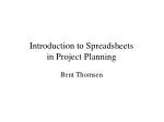 PPT - An Introduction to Spreadsheets PowerPoint Presentation, free download - ID:1926514