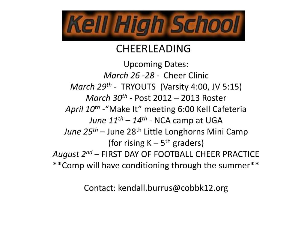 PPT - CHEERLEADING PowerPoint Presentation, free download - ID:777512
