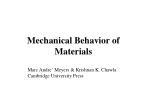 PPT - Mechanical Behavior of Materials PowerPoint Presentation, free ...