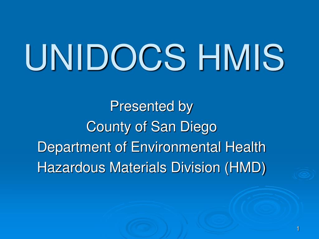 PPT - UNIDOCS HMIS PowerPoint Presentation, free download - ID:778362