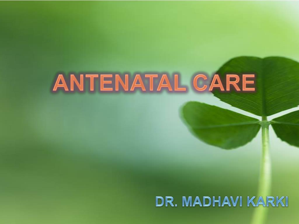 PPT - ANTENATAL CARE PowerPoint Presentation, free download - ID:783623