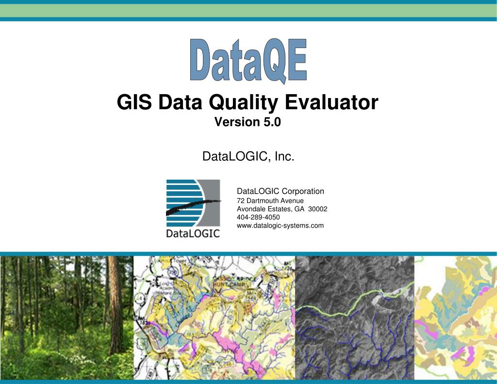 PPT - GIS Data Quality Evaluator Version 5.0 PowerPoint Presentation ...