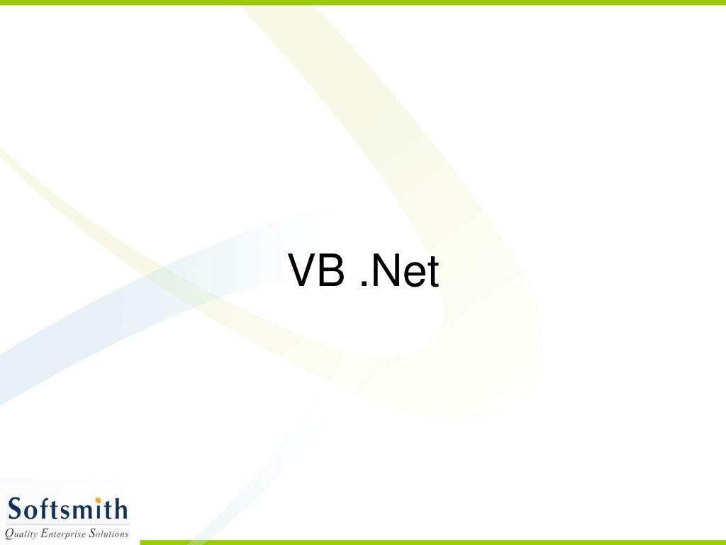 PPT - VB .Net PowerPoint Presentation, free download - ID:783769