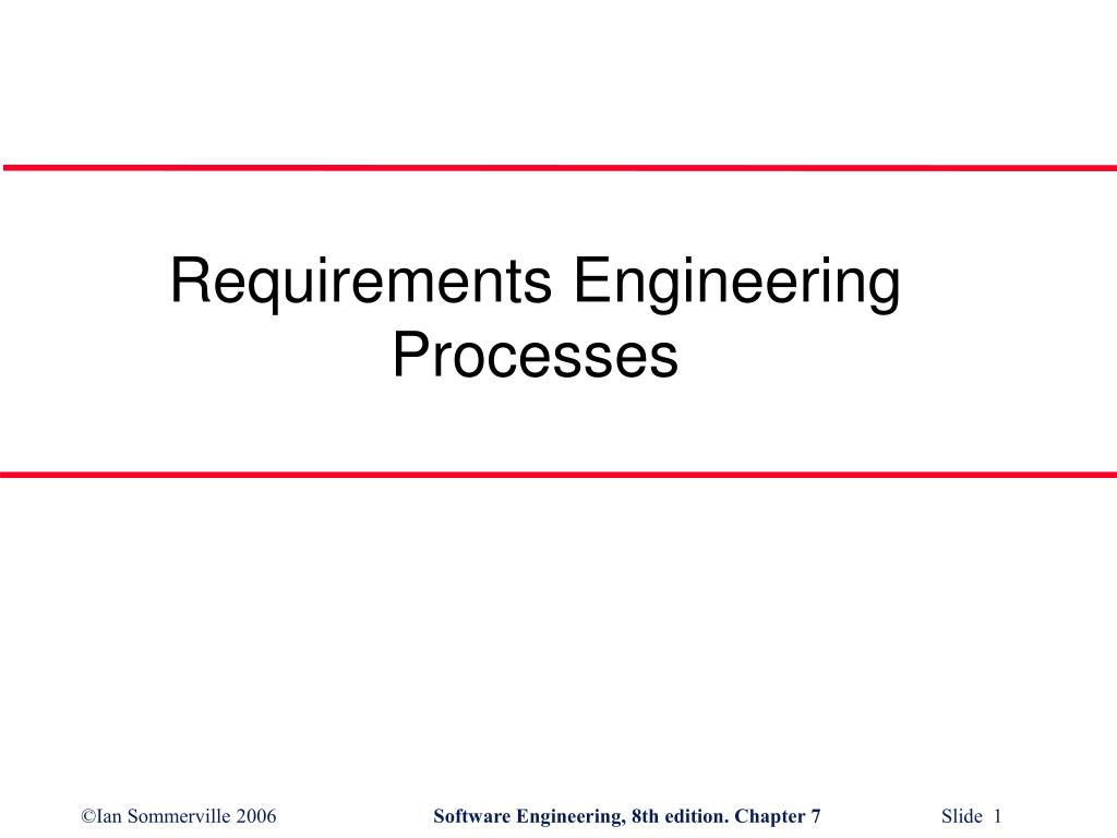 PPT - Requirements Engineering Processes PowerPoint Presentation, free ...